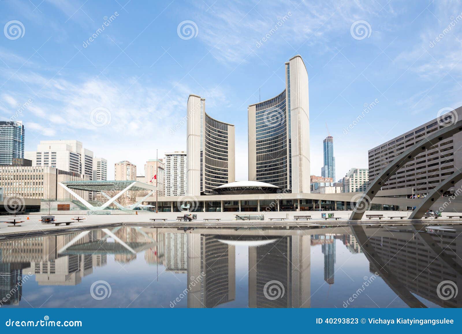 Toronto City Hall Canada stock image. Image of landmark - 40293823