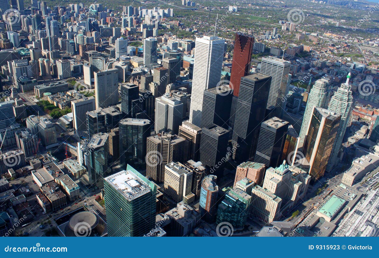Toronto cityscape stock image. Image of city, condominiums - 9315923