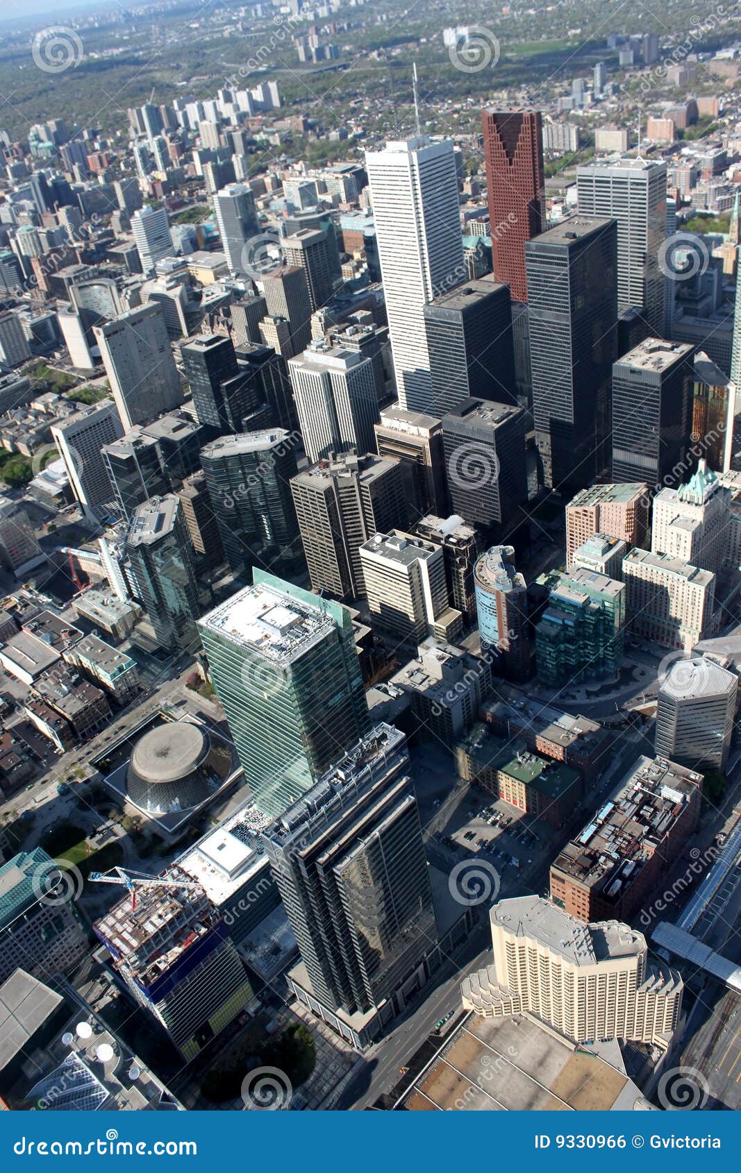 Toronto cityscape stock photo. Image of aerial, metropolita - 9330966