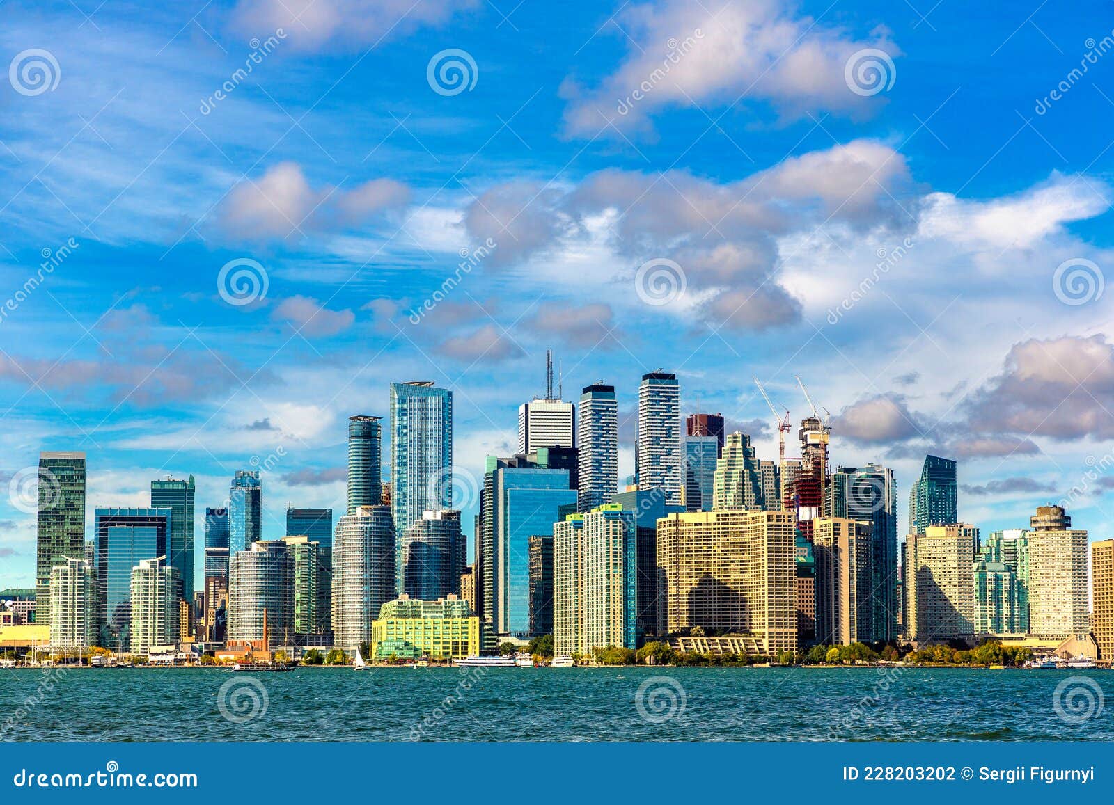 Toronto Cityscape, Ontario, Canada Stock Photo - Image of cloudscape ...