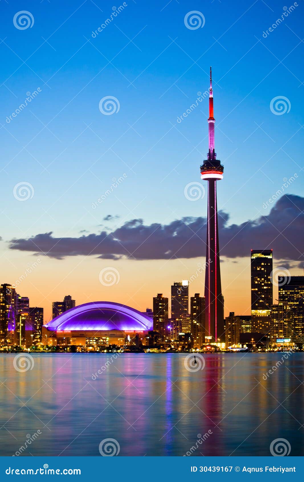 Toronto Cityscape stock image. Image of skyscraper, toronto - 30439167