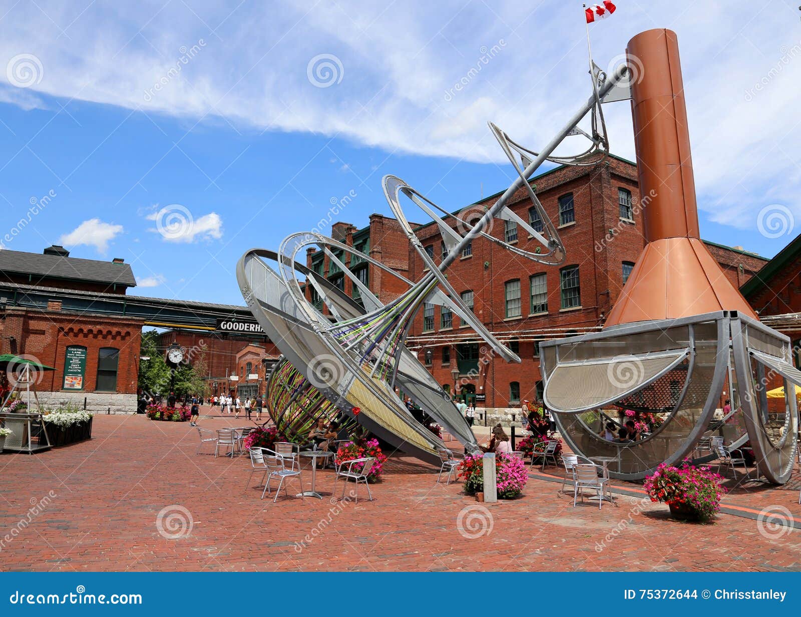 Toronto distillery editorial stock image. Image of dome - 75372644