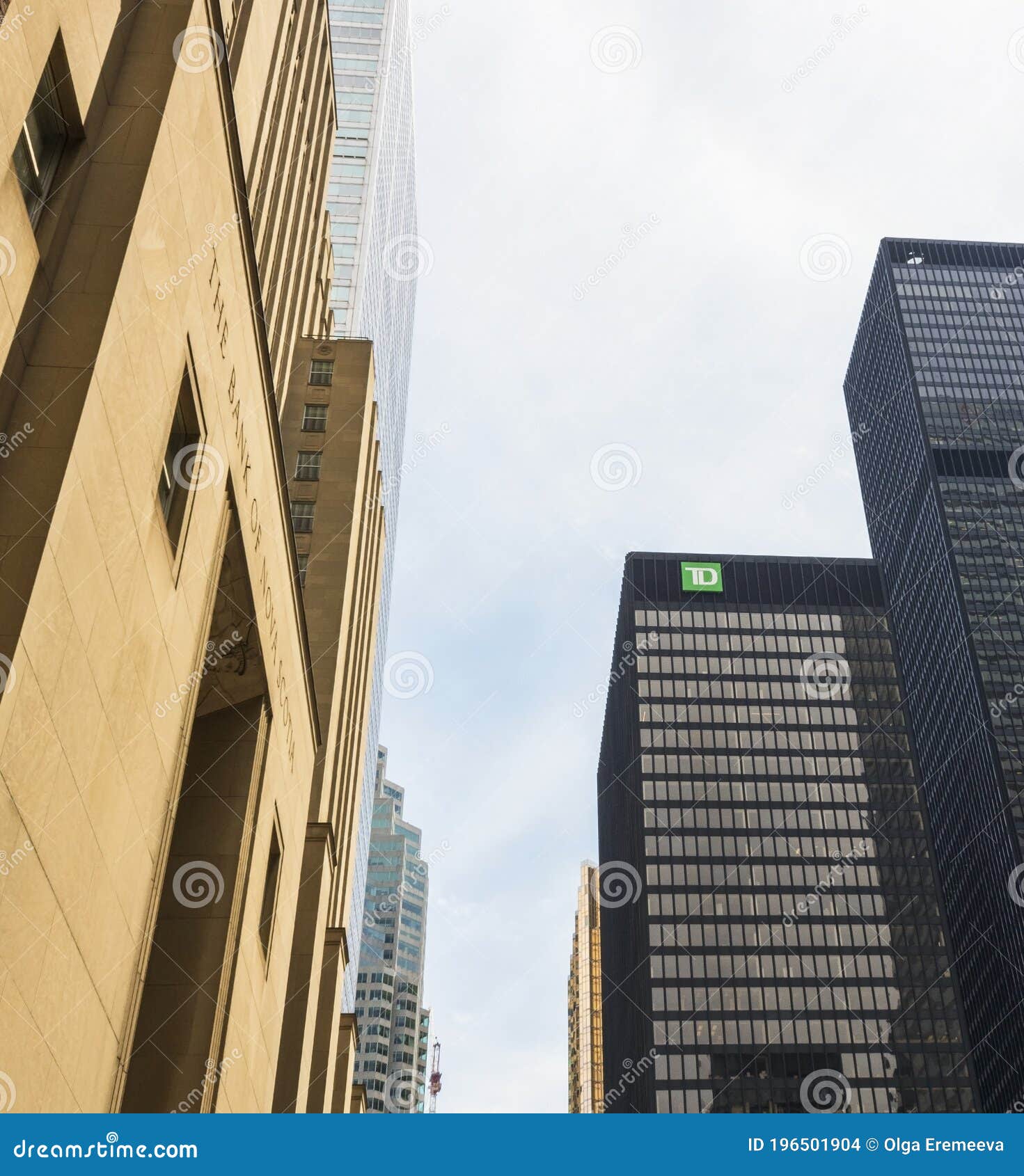 Toronto Dominion TD Building in Toronto Downtown, Canada Editorial ...