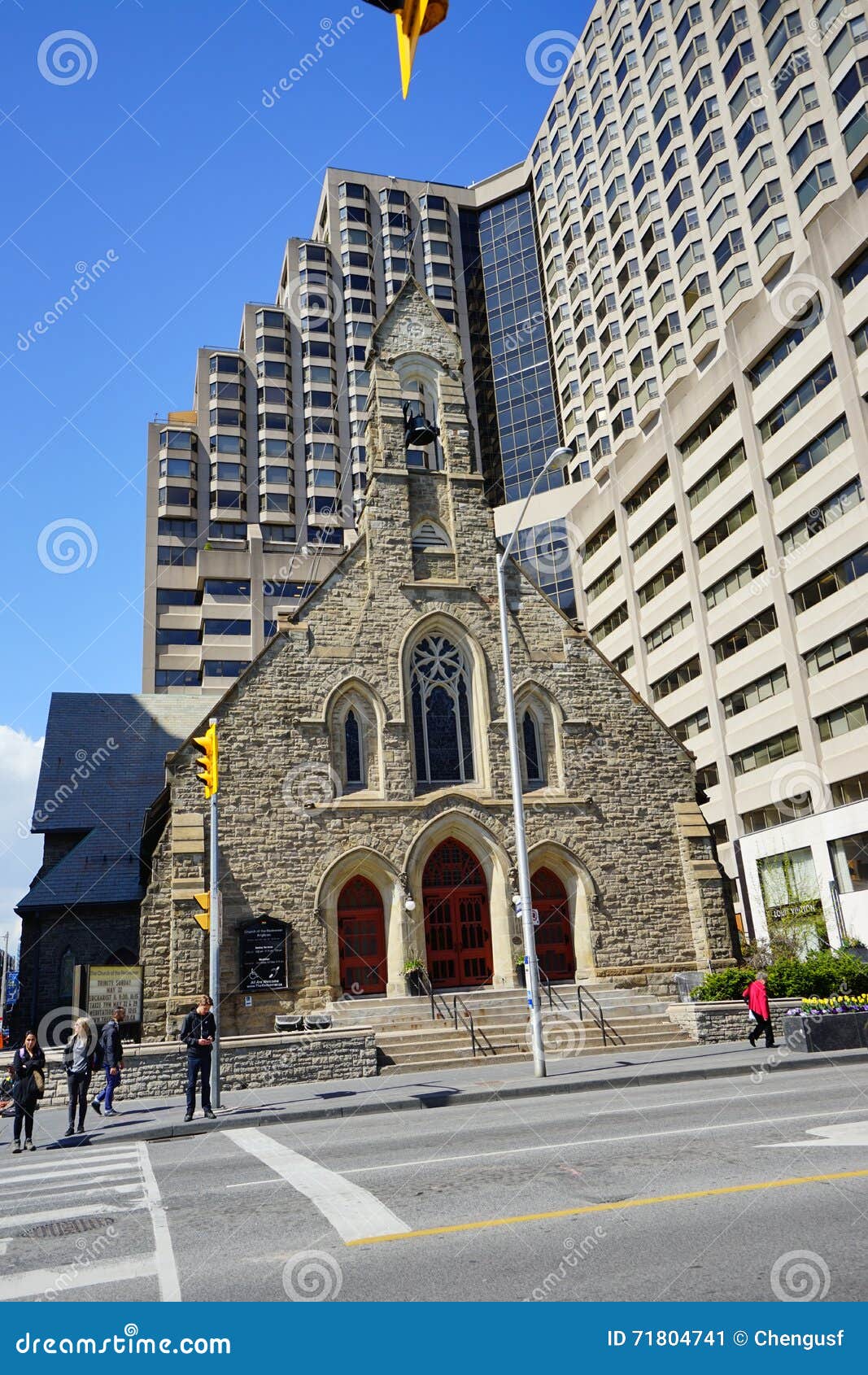 Toronto downtown church editorial photo. Image of america - 71804741
