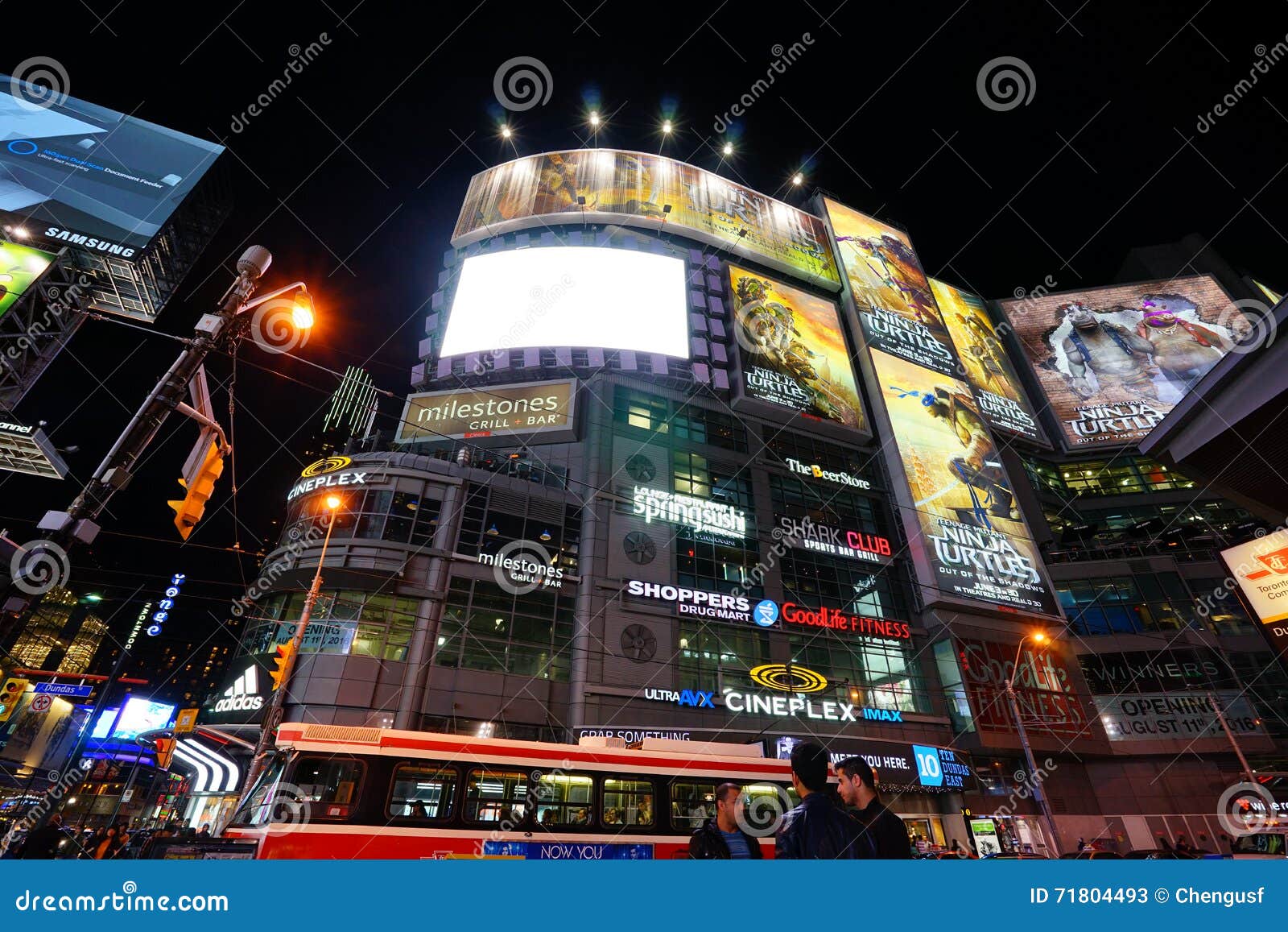 Toronto Downtown Shopping Center Editorial Stock Photo - Image of logo ...