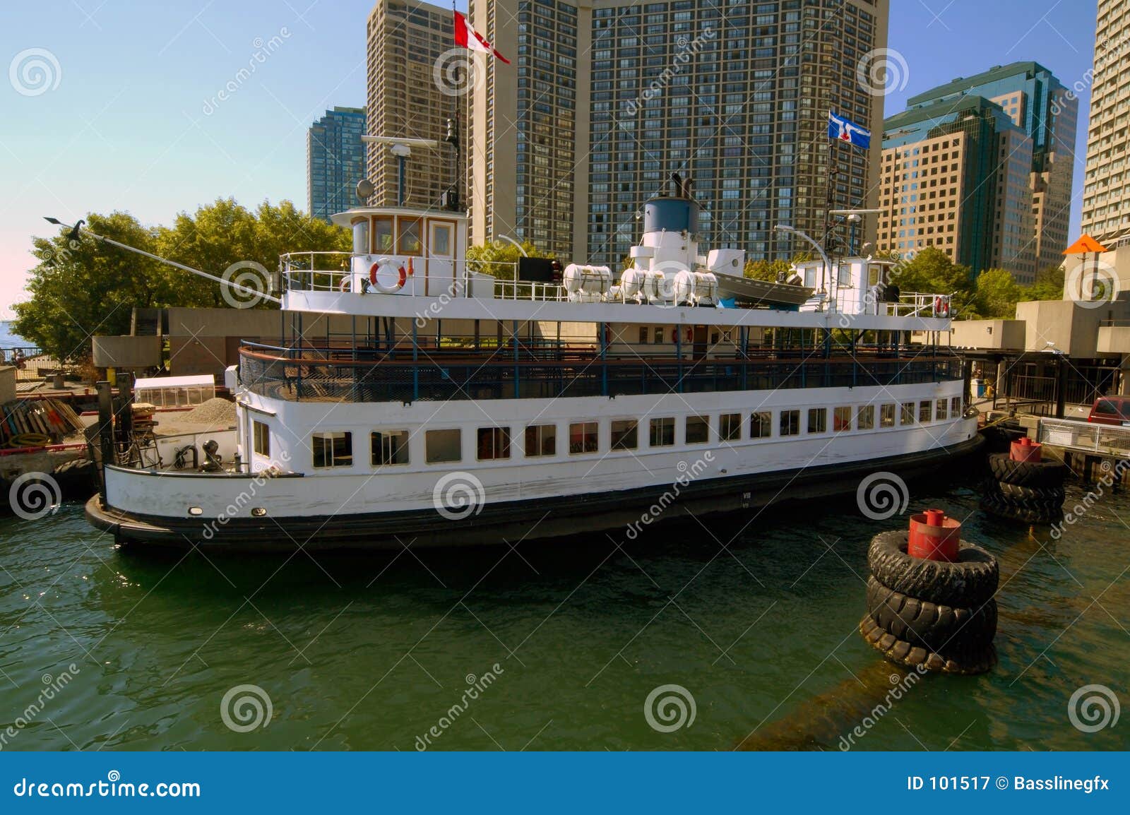 Toronto Ferry stock image. Image of city, shorelines, ferrys - 101517
