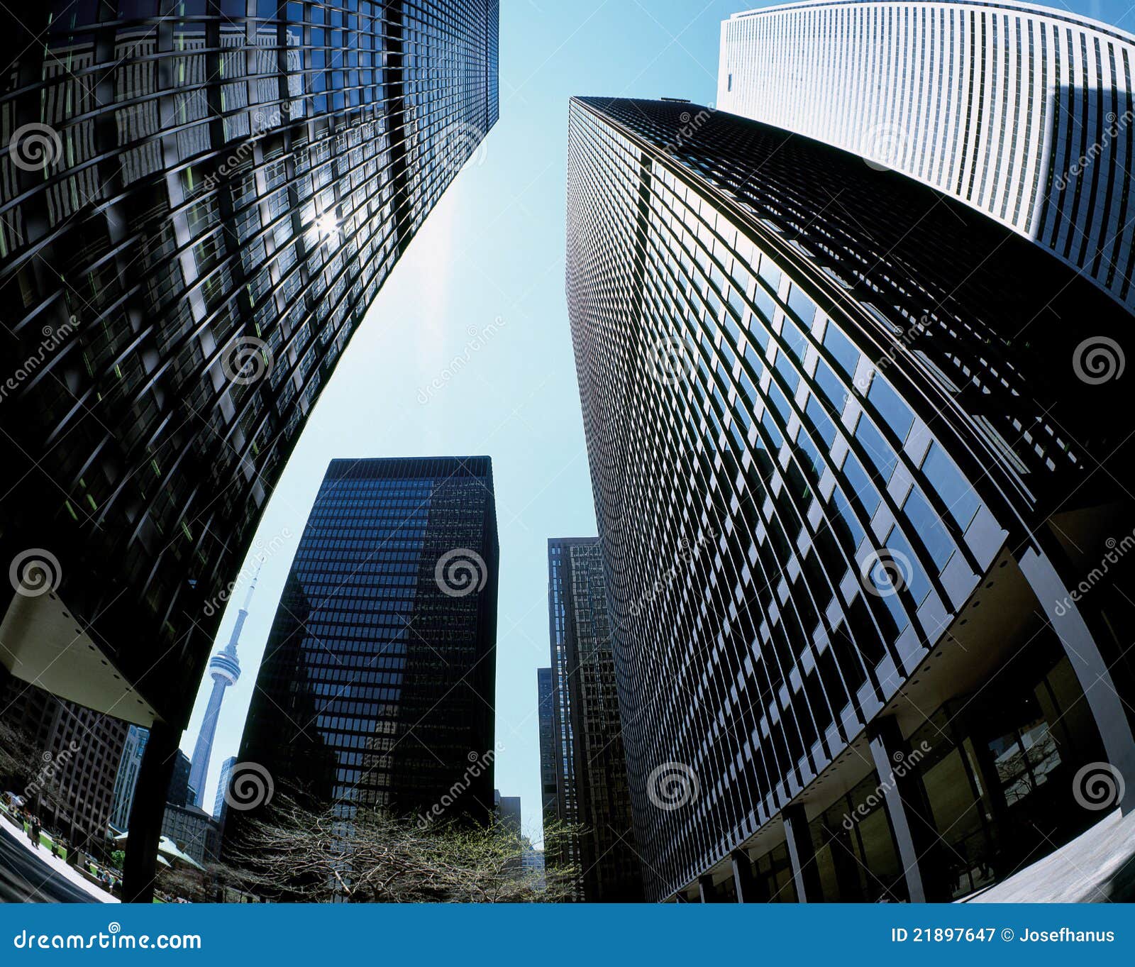 Toronto Financial District stock image. Image of buildings - 21897647