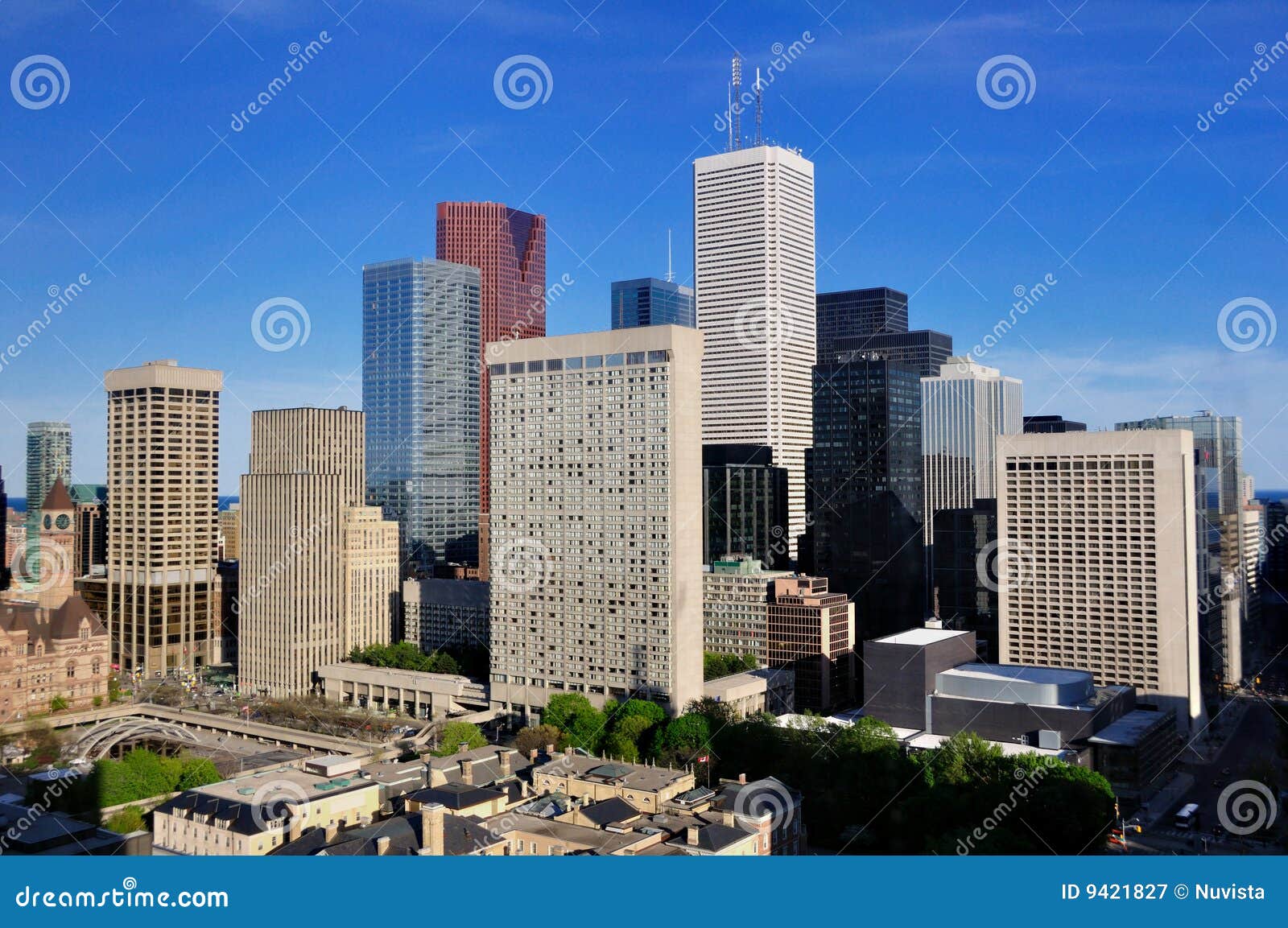 Toronto Financial district stock image. Image of city - 9421827