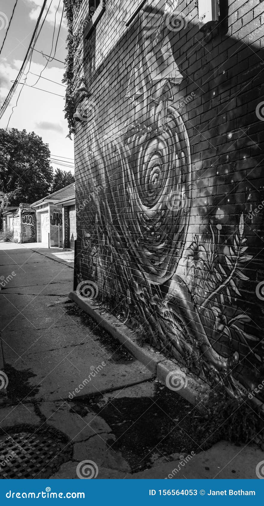 Graffiti Of A Man With Black Dress Editorial Image | CartoonDealer.com ...