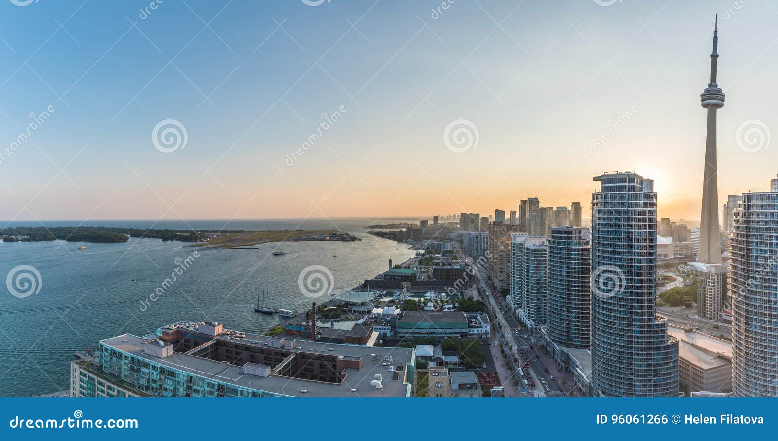 Toronto Harbourfront stock photo. Image of landmark, harbourfront ...