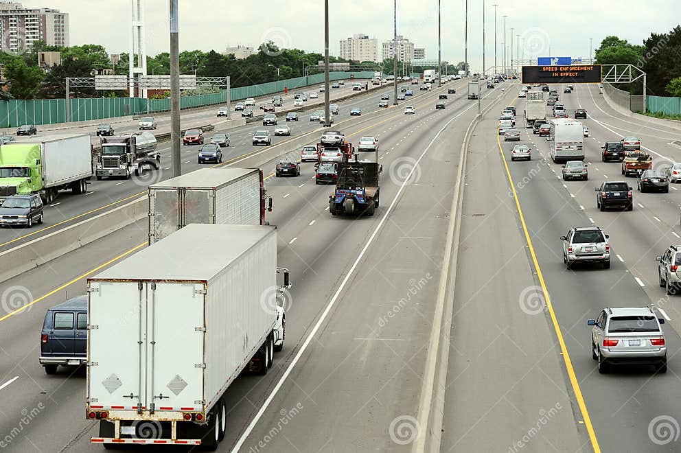 Toronto Highway stock image. Image of toronto, panel - 29262583