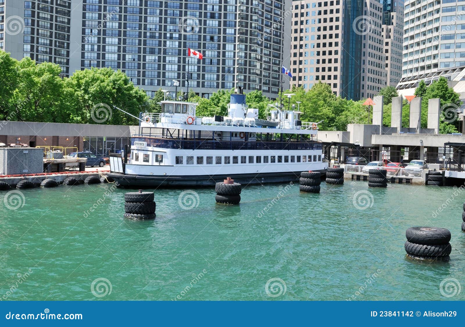 Toronto Island Ferry stock photo. Image of passenger - 23841142