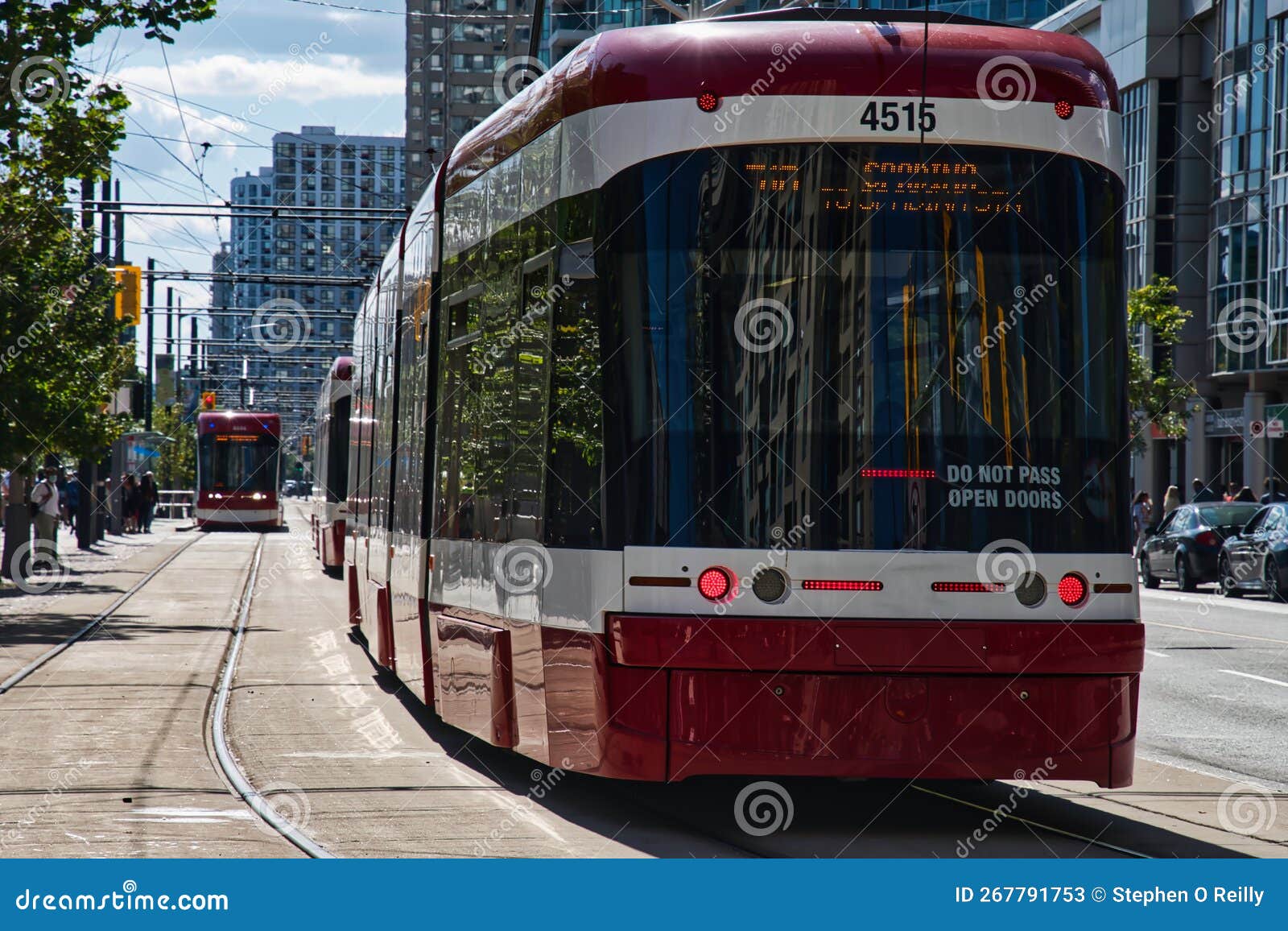 Toronto light rail transit editorial stock photo. Image of toronto ...