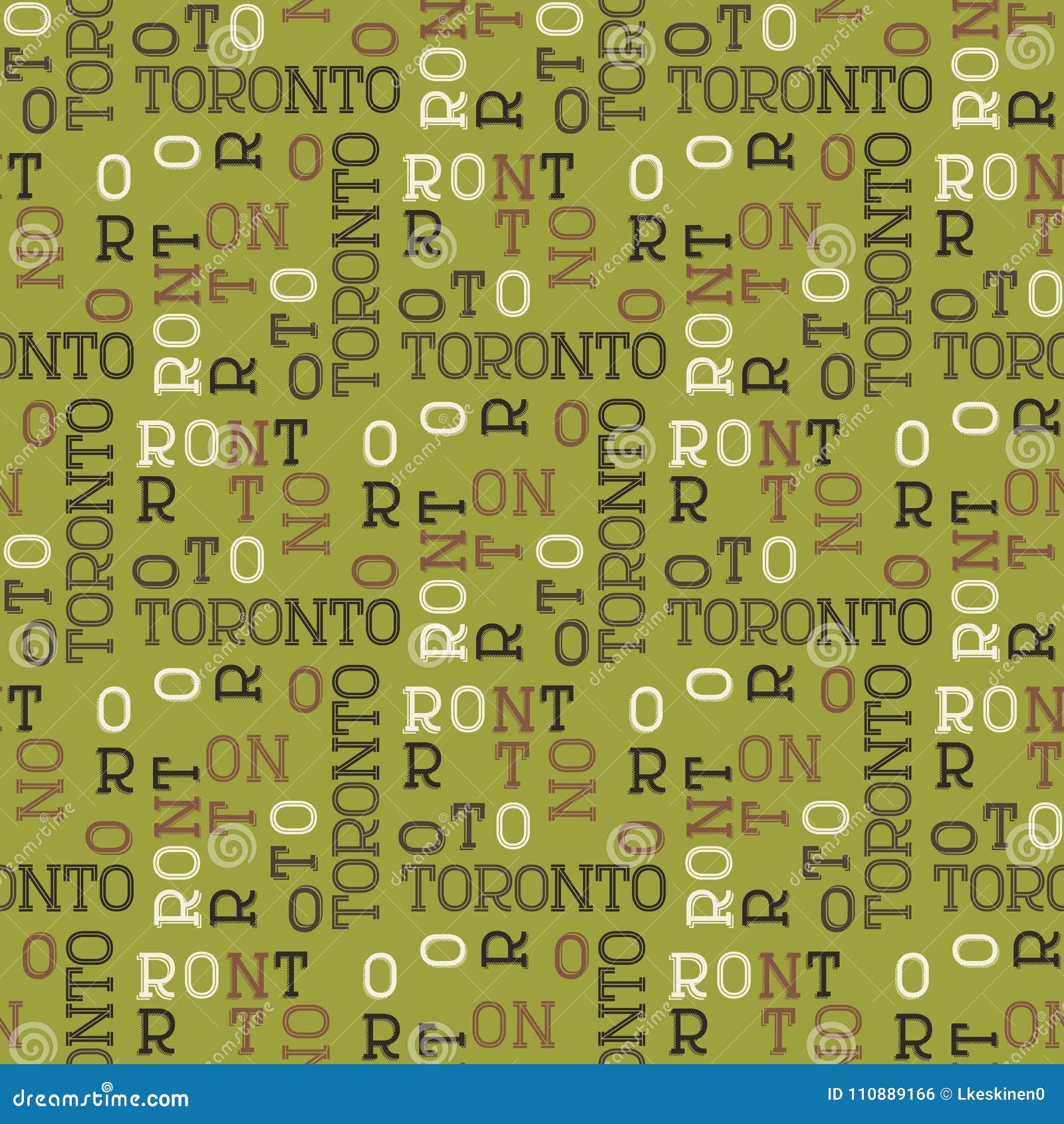 Toronto Pattern Seamless Design Stock Vector - Illustration of graphic ...