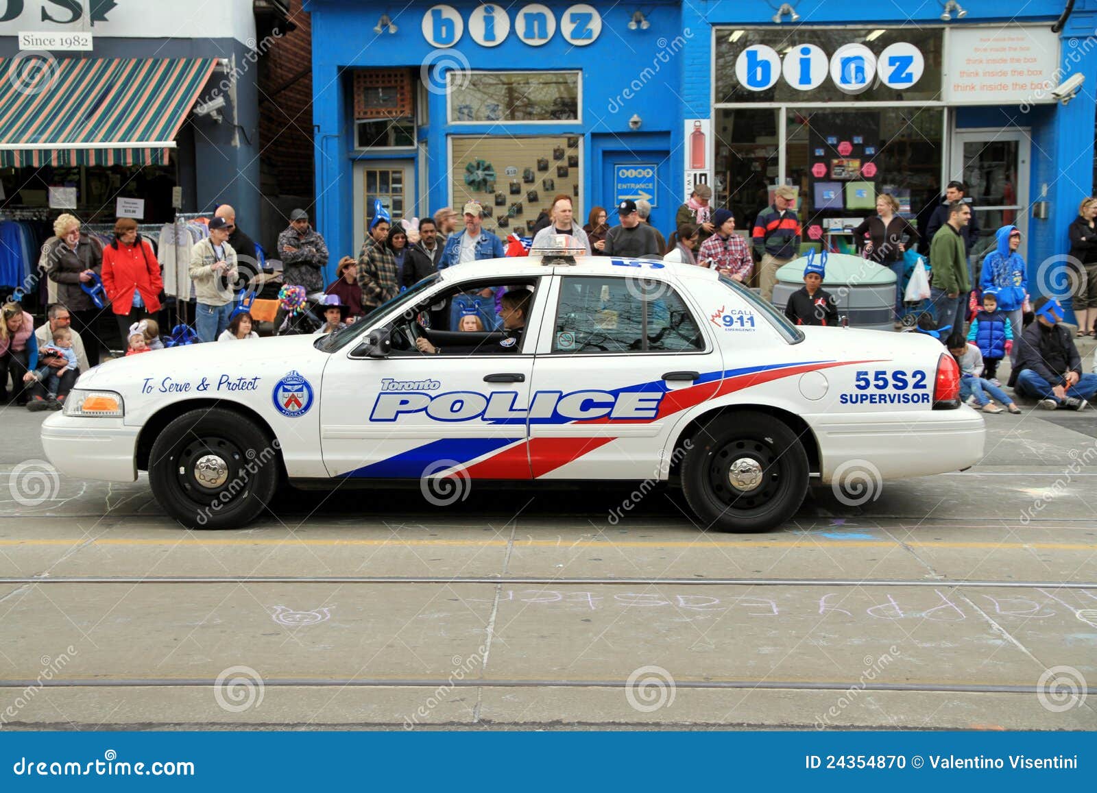 Toronto Police Car editorial image. Image of light, criminal - 24354870