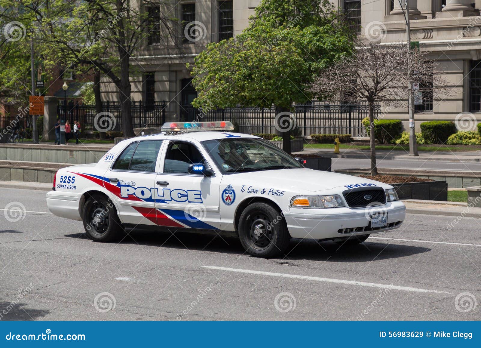 Toronto Police Car editorial stock image. Image of crime - 56983629
