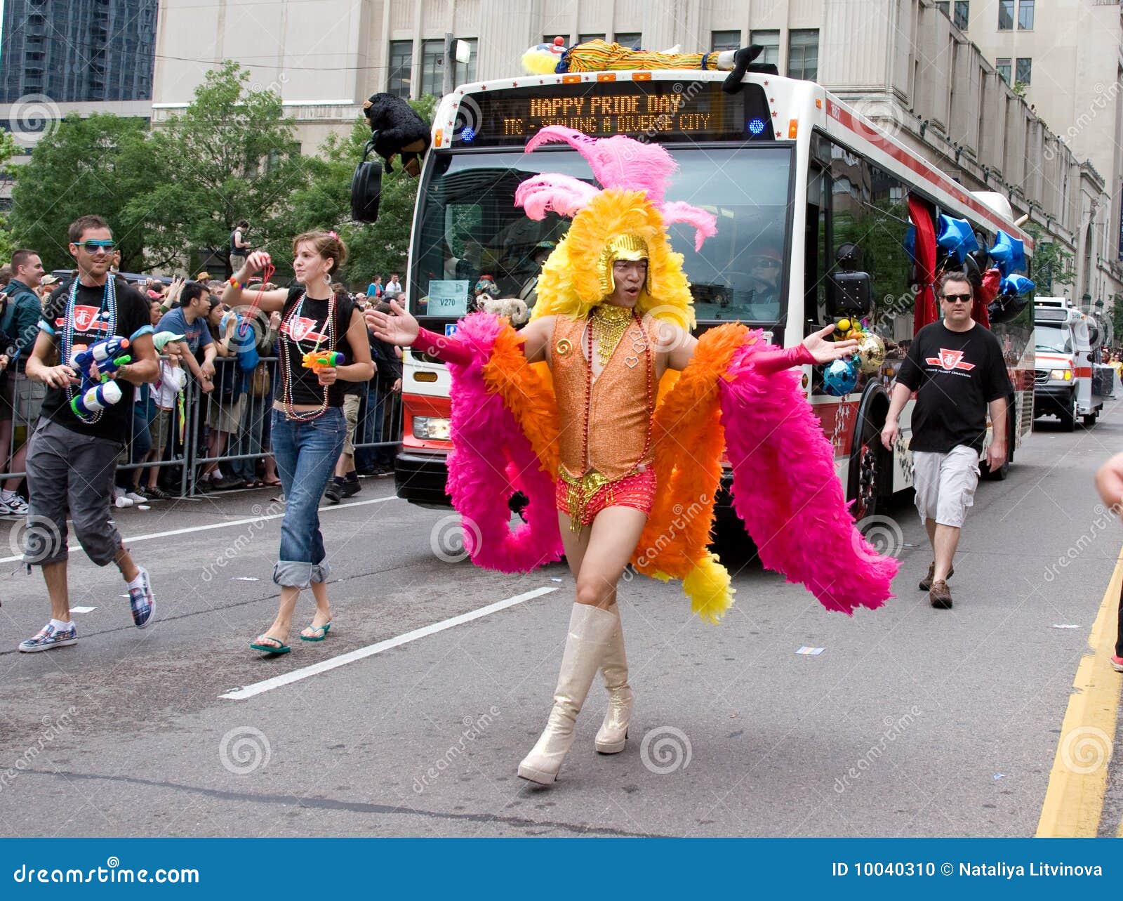 Toronto Pride Parade editorial image. Image of celebrate - 10040310