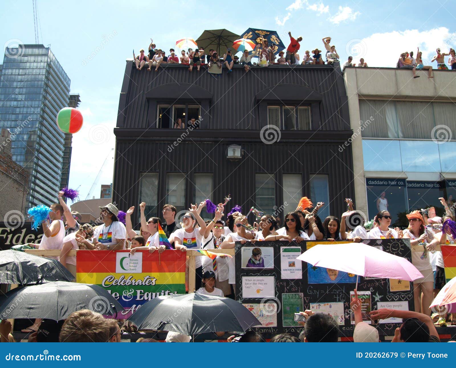 Toronto Prode Parade 2011 editorial stock image. Image of lesbian ...
