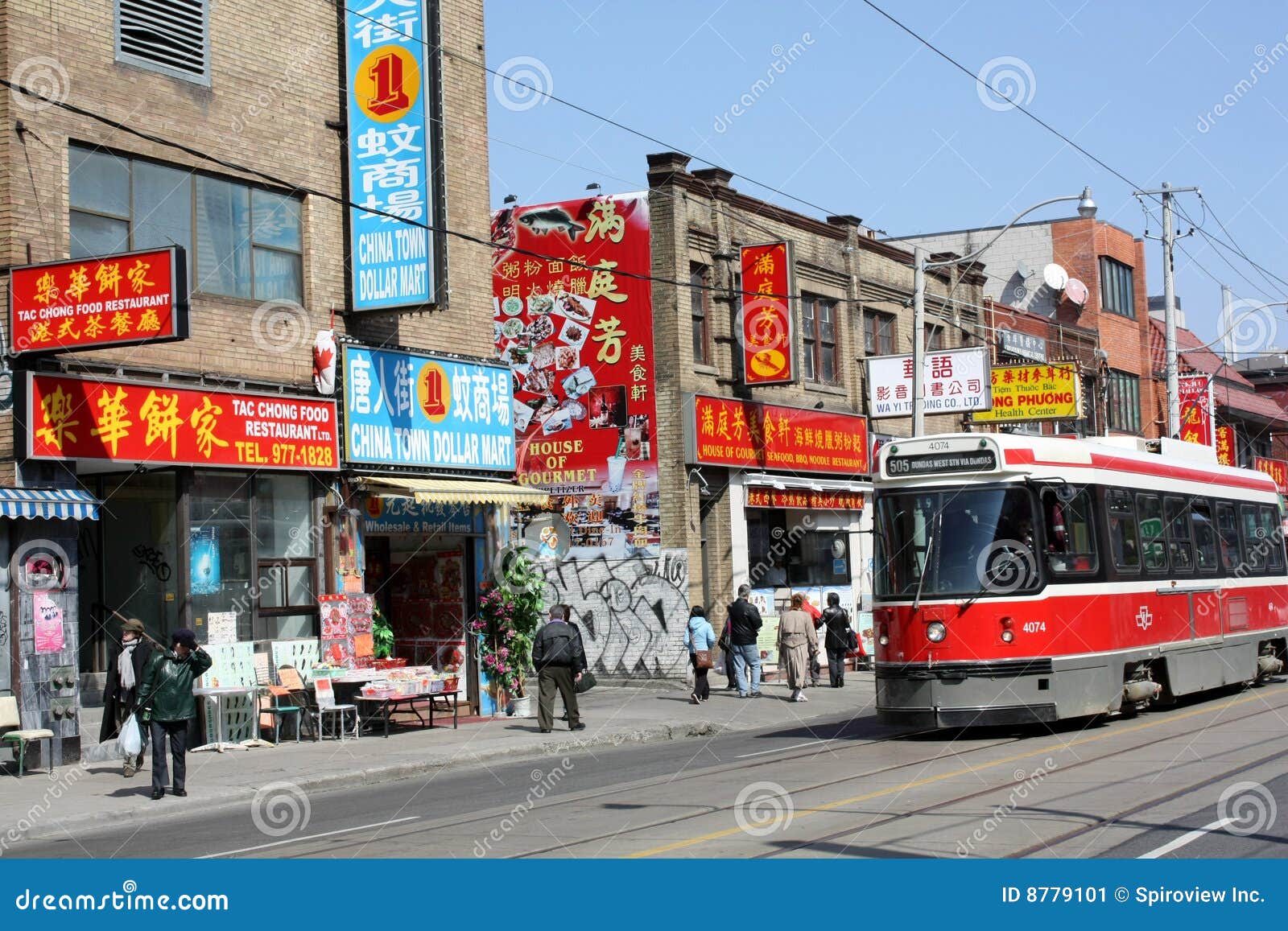 Toronto s old Chinatown editorial photo. Image of street - 8779101