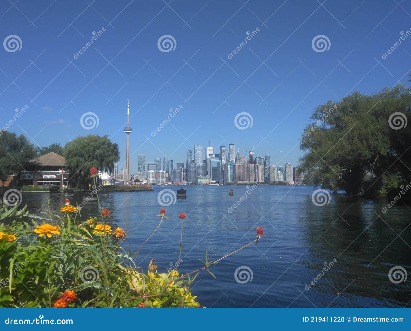 Toronto sea line editorial image. Image of dock, lake - 219411220