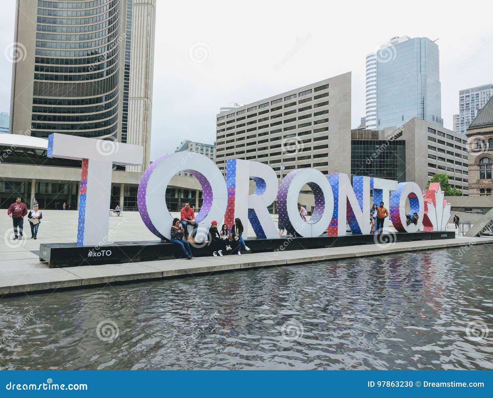 Toronto sign editorial image. Image of tourist, toronto - 97863230