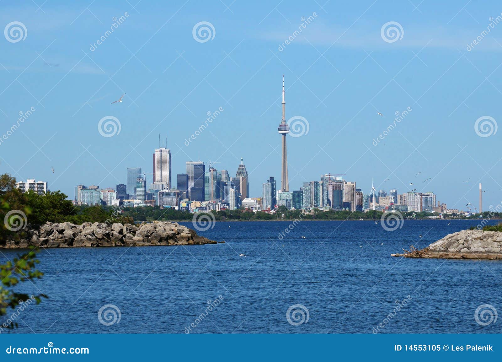 Toronto Skyline stock image. Image of rocks, copy, skyline - 14553105