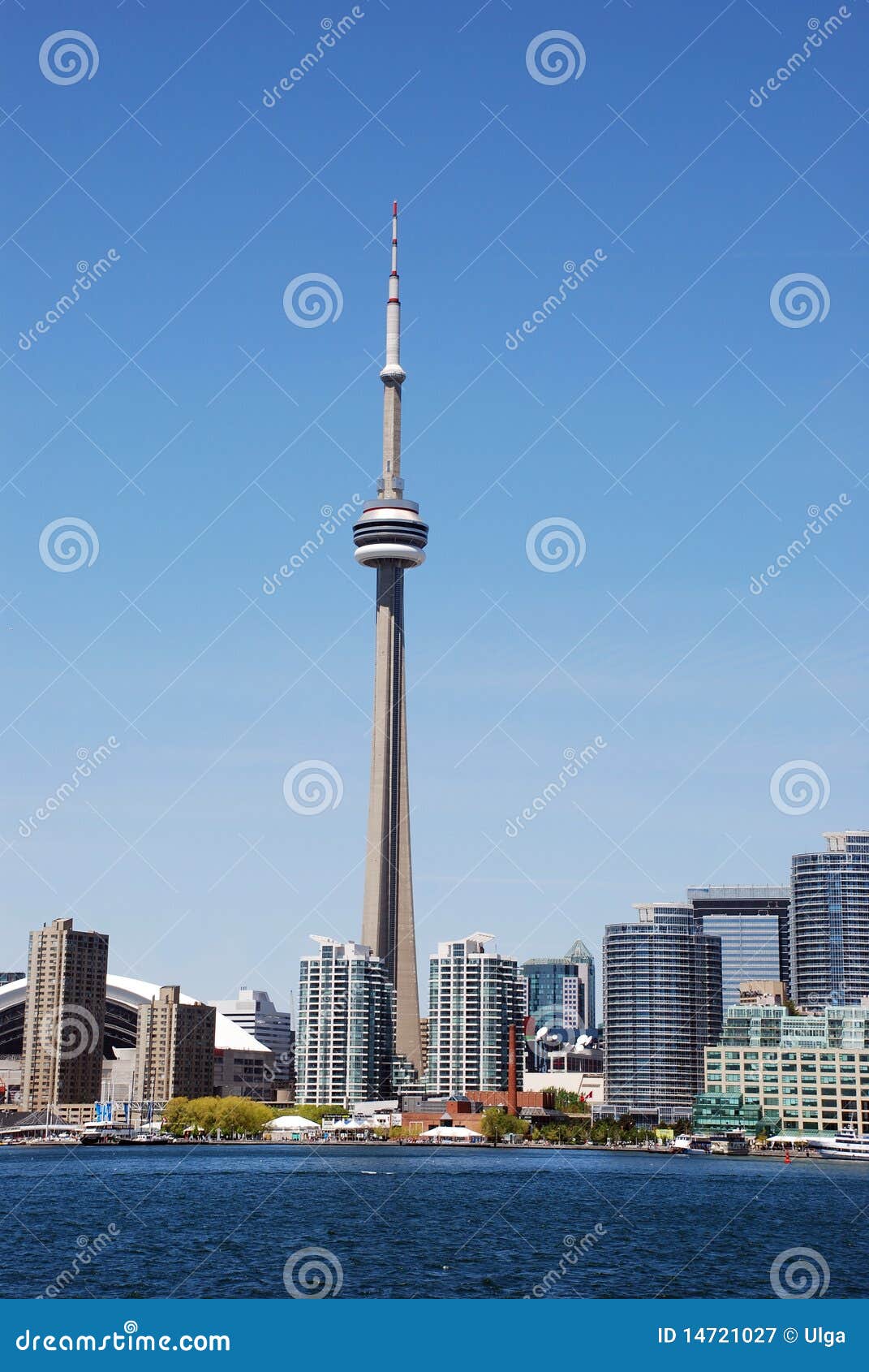 Toronto skyline stock image. Image of serene, attraction - 14721027