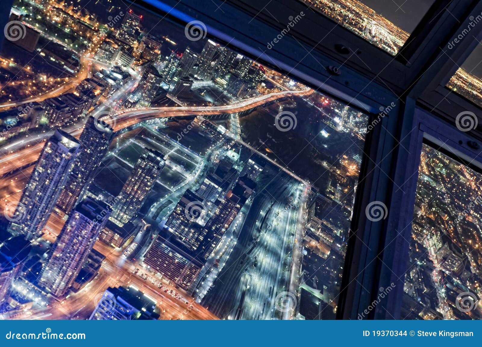 Toronto Skyline stock photo. Image of canada, night, city - 19370344