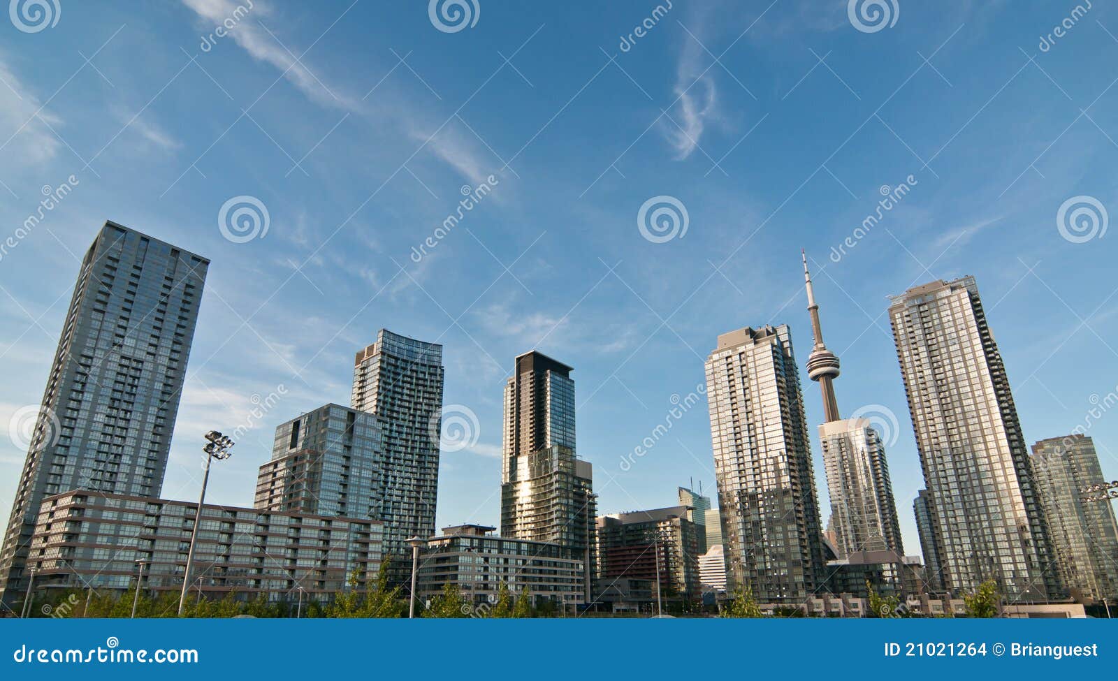 Toronto Skyline stock photo. Image of skyline, toronto - 21021264