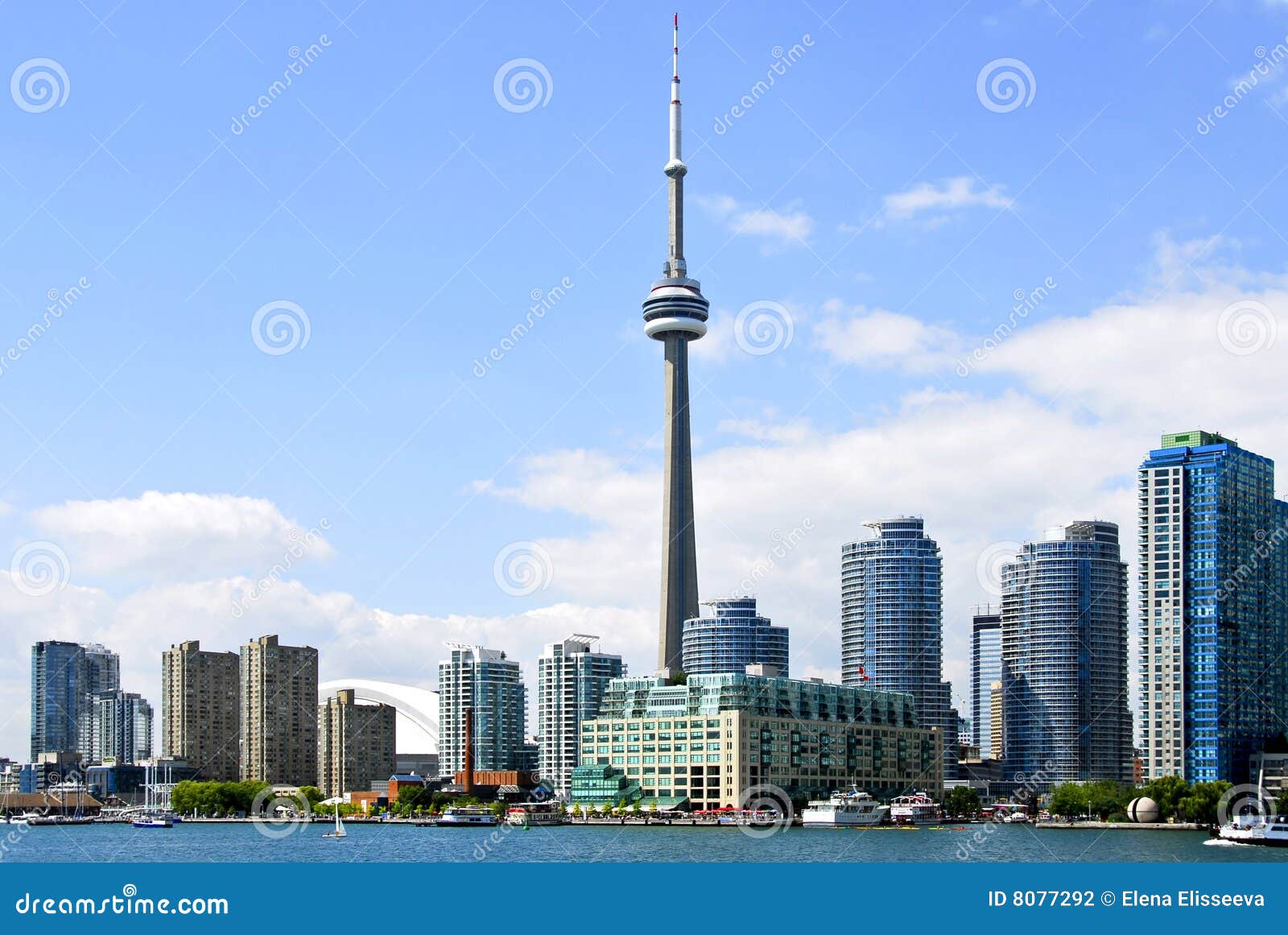 Toronto skyline editorial photography. Image of glass - 8077292