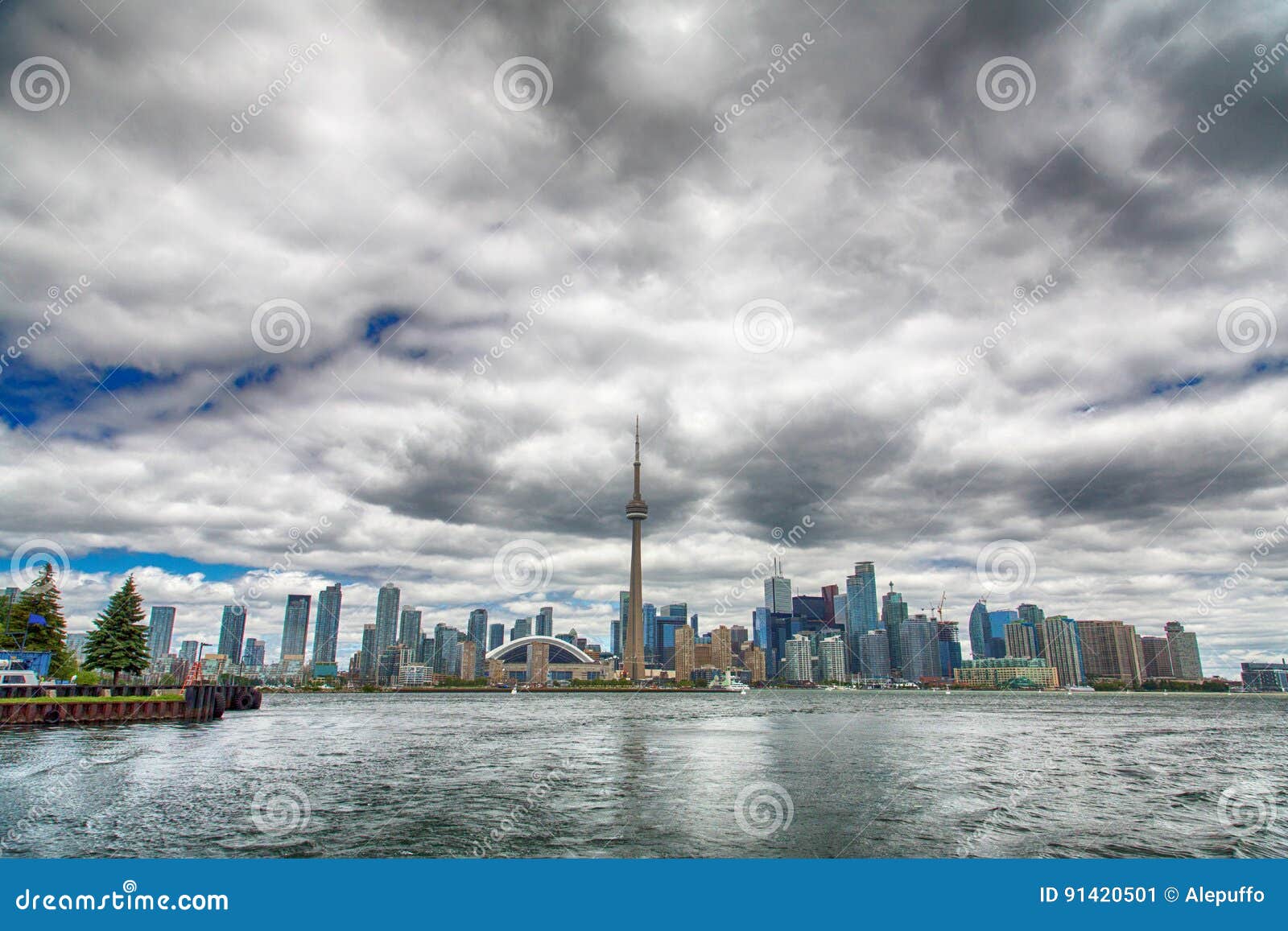 Toronto, skyline stock image. Image of high, tall, cityscape - 91420501