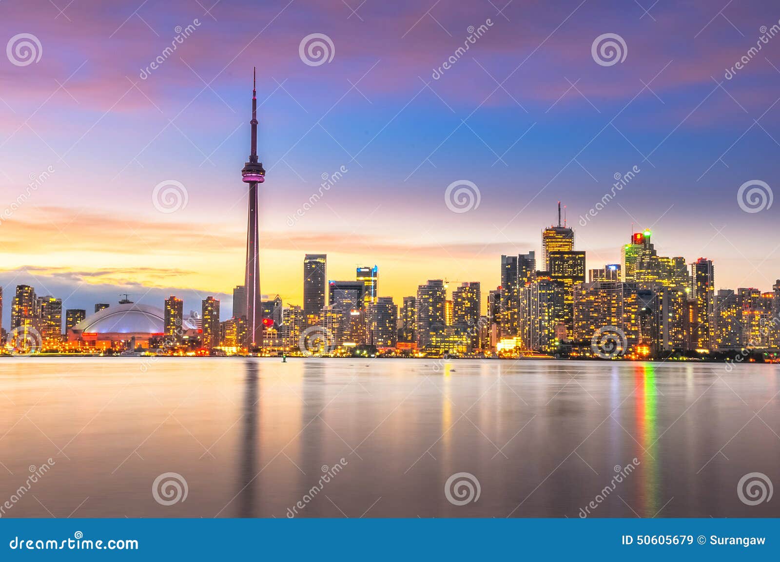 Toronto Skyline stock image. Image of ontario, centre - 50605679