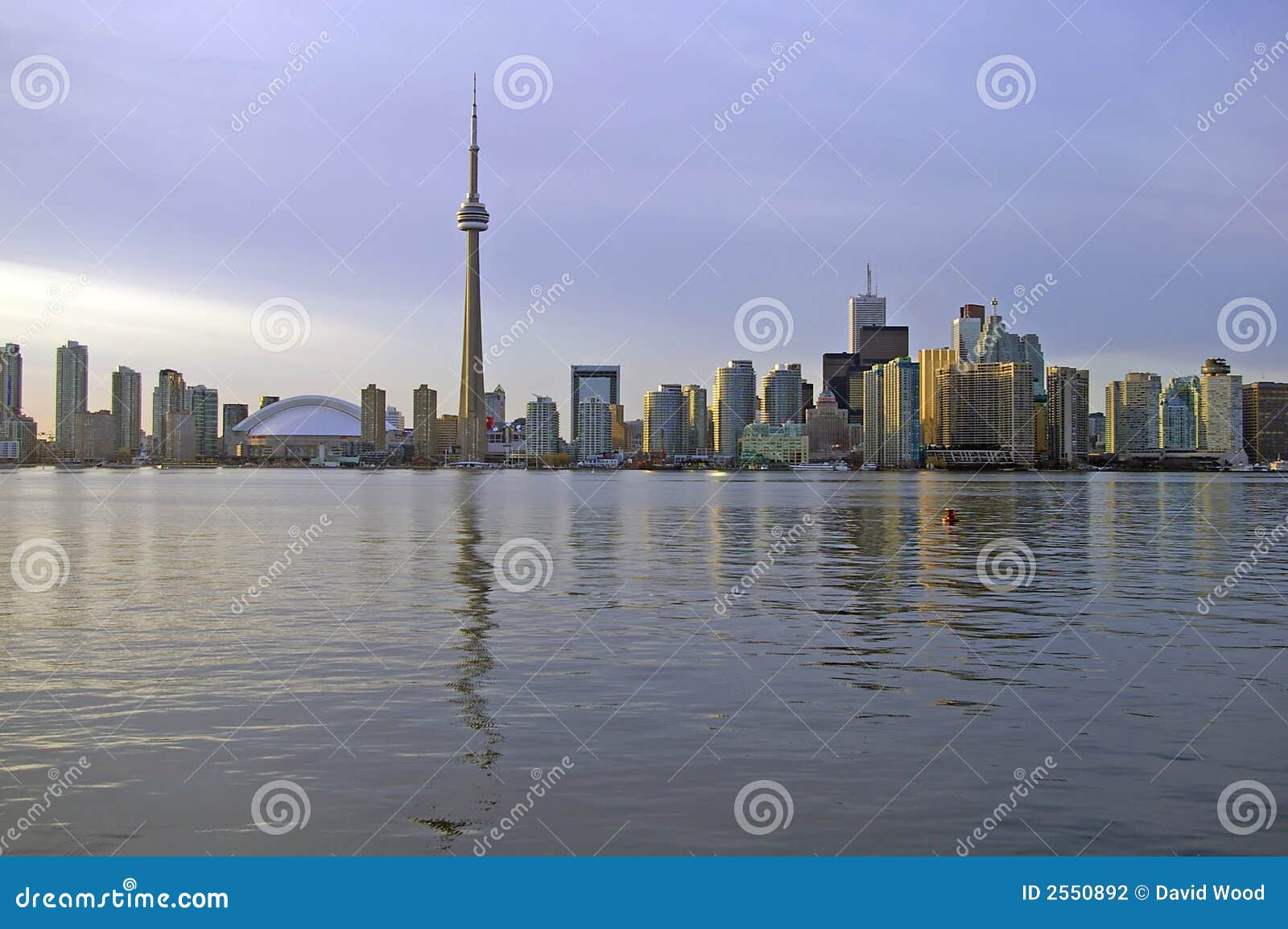 Toronto Skyline from Water stock photo. Image of building - 2550892