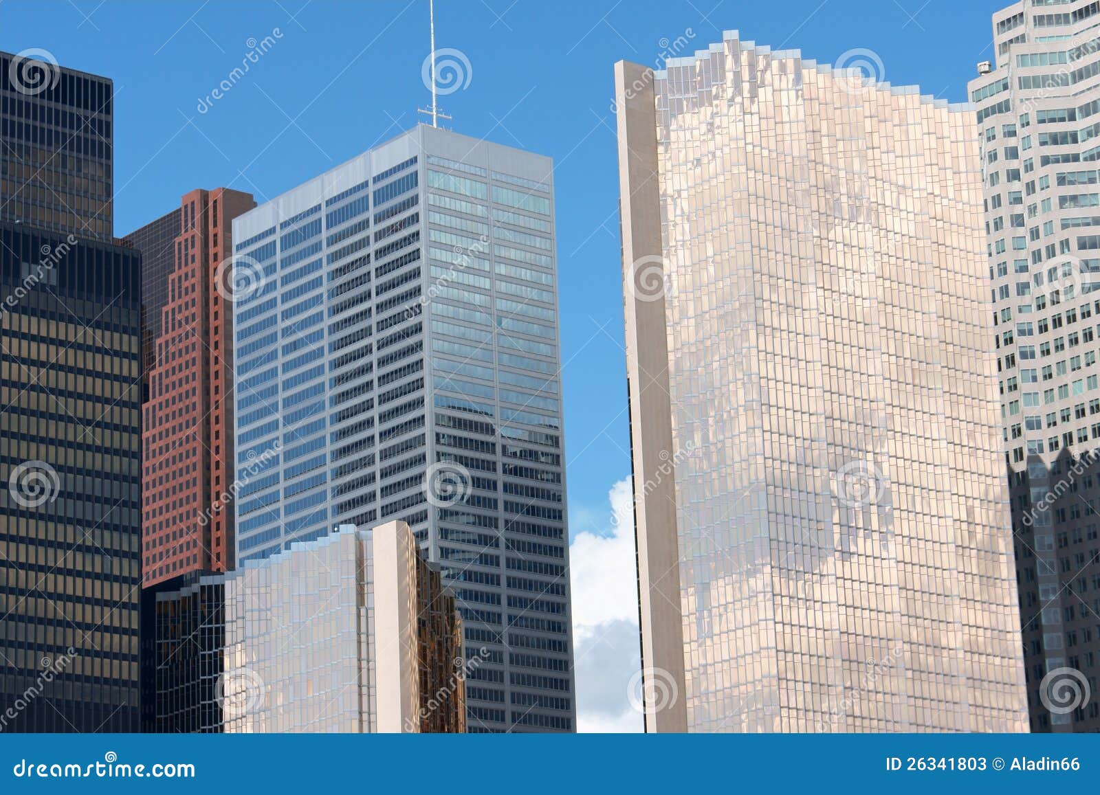 Toronto skyscrapers stock image. Image of skyscraper - 26341803