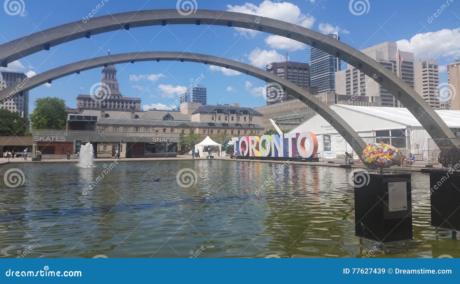 Toronto editorial stock image. Image of toronto, square - 77627439