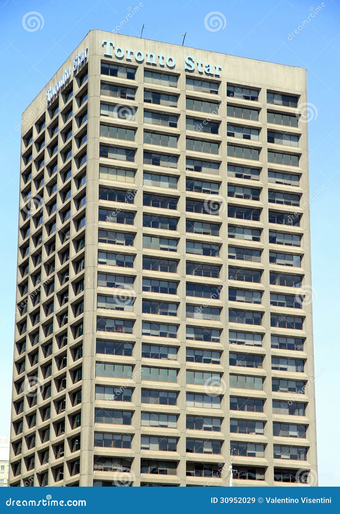 Toronto Star Building editorial stock image. Image of journal - 30952029