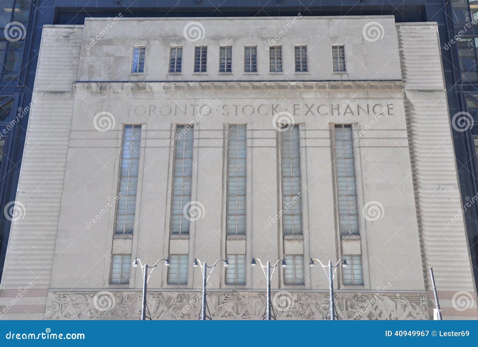Toronto Stock Exchange editorial photography. Image of capital - 40949967