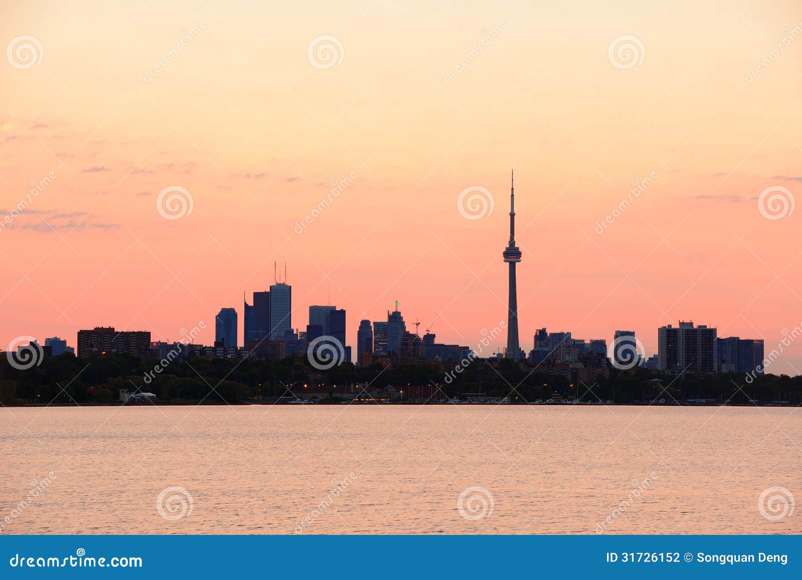 Toronto sunrise stock photo. Image of sunrise, cityscape - 31726152