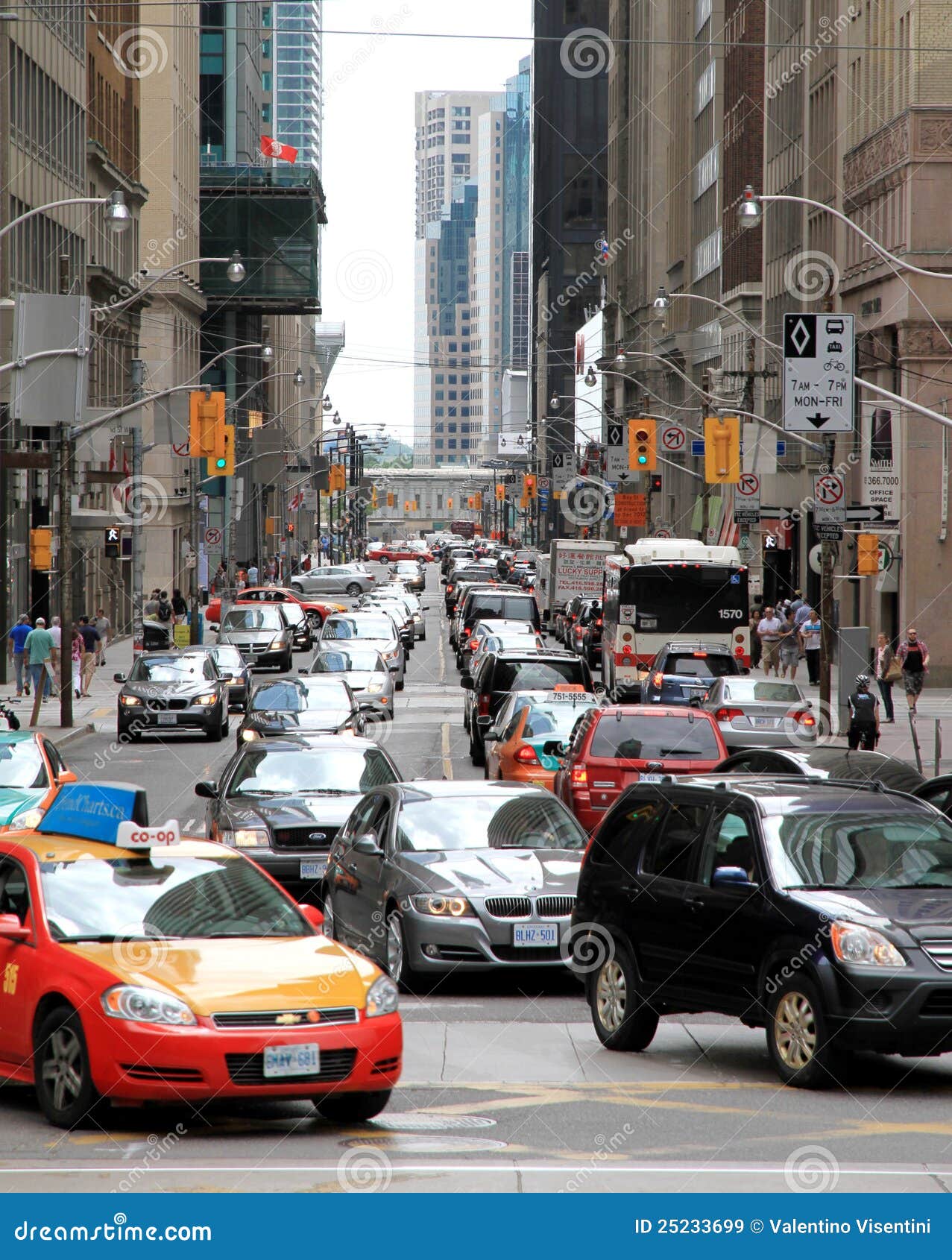 Toronto Traffic editorial stock image. Image of modern - 25233699