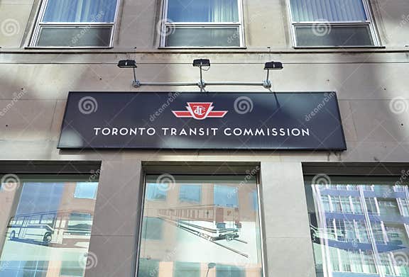 Toronto Transit Commission Signboard Editorial Image - Image of ...