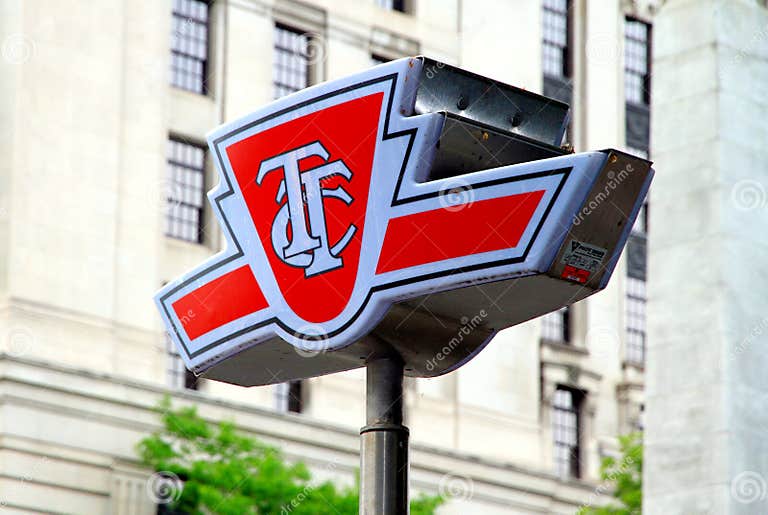 Toronto Transit Commission Symbol Editorial Photo - Image of public ...
