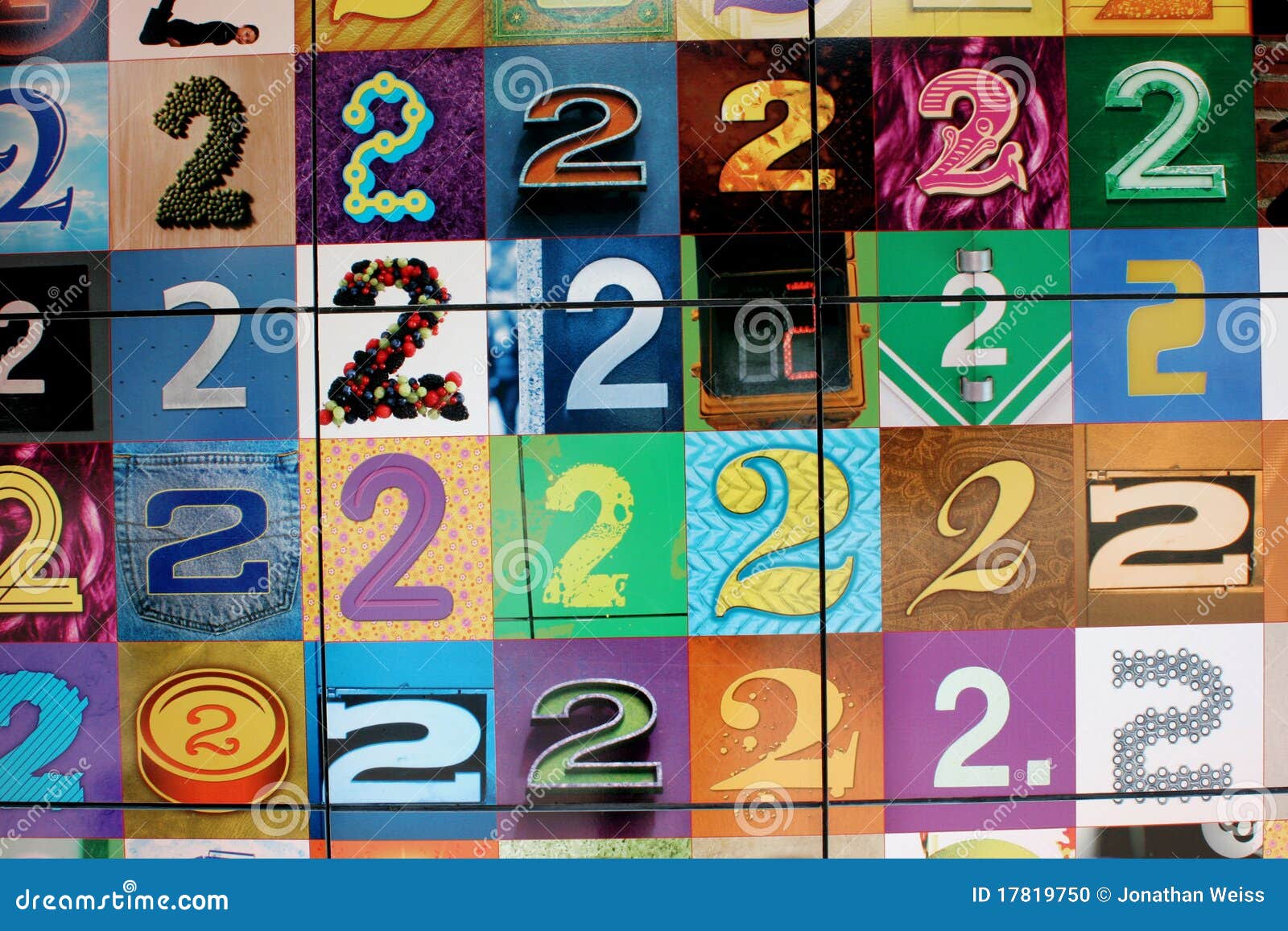 Toronto Twos stock photo. Image of multicolored, square - 17819750