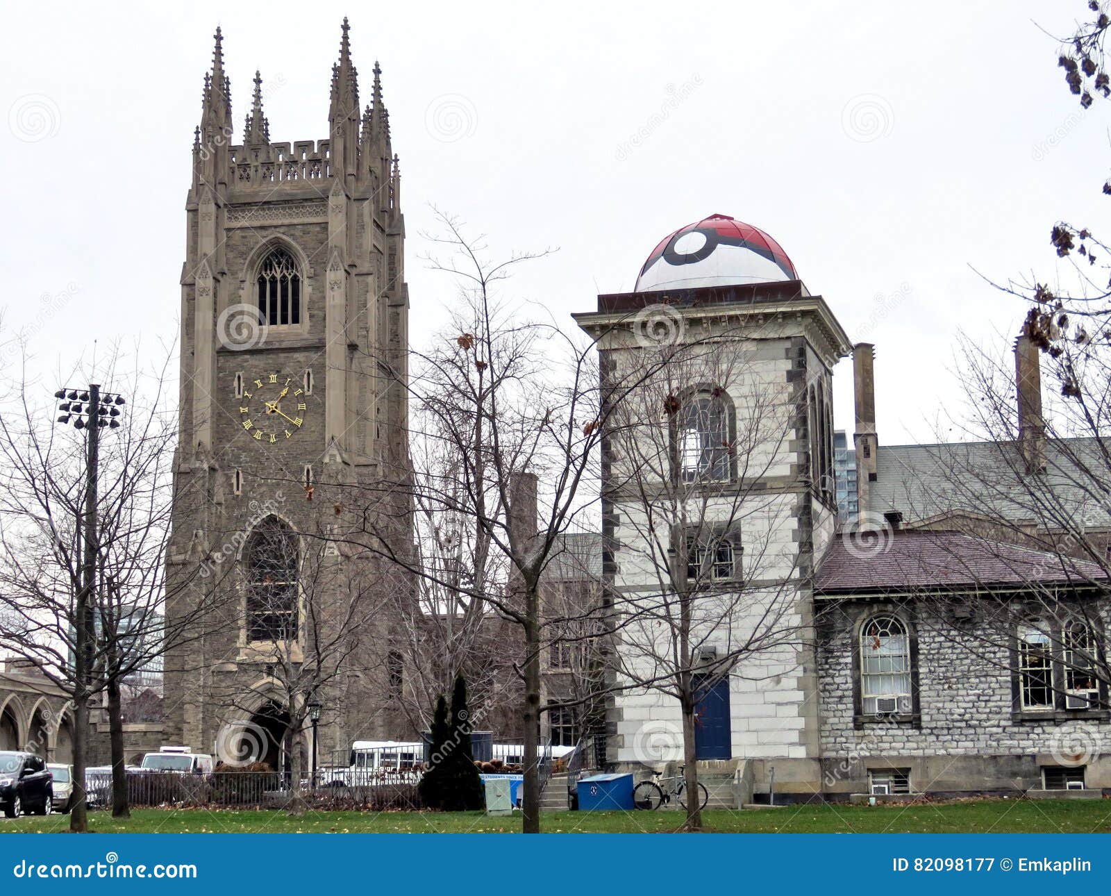Toronto University Observatory and Soldiers Tower 2016 Stock Image ...