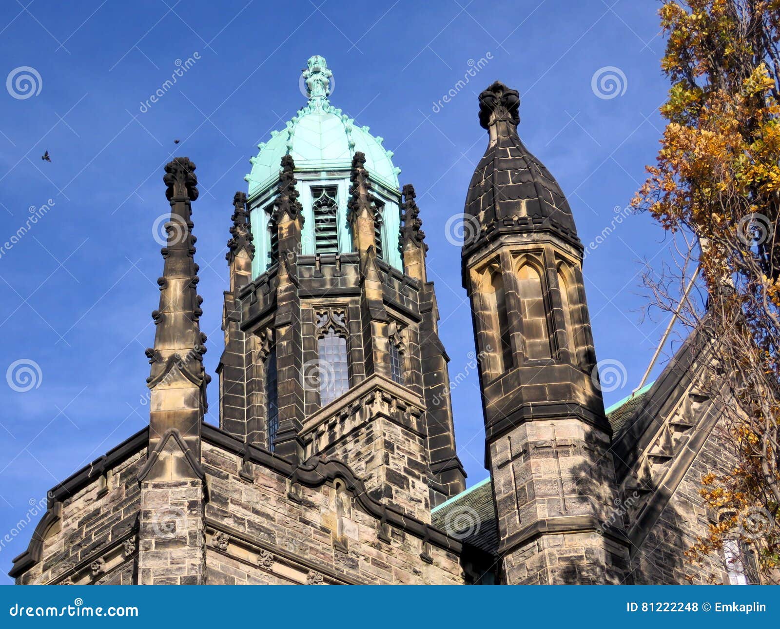 Toronto University the Tower of Trinity College 2016 Stock Photo ...