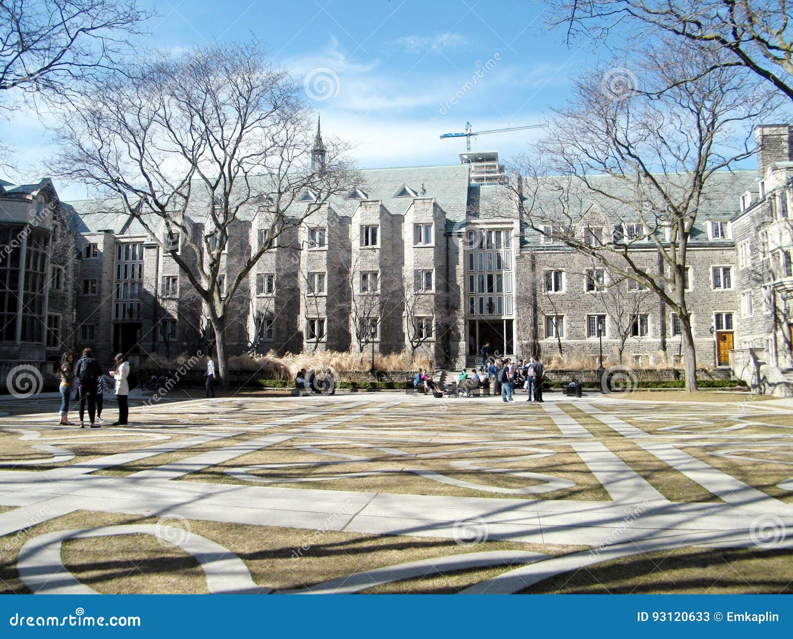 Toronto University Trinity College Courtyard 2010 Editorial Stock Photo ...