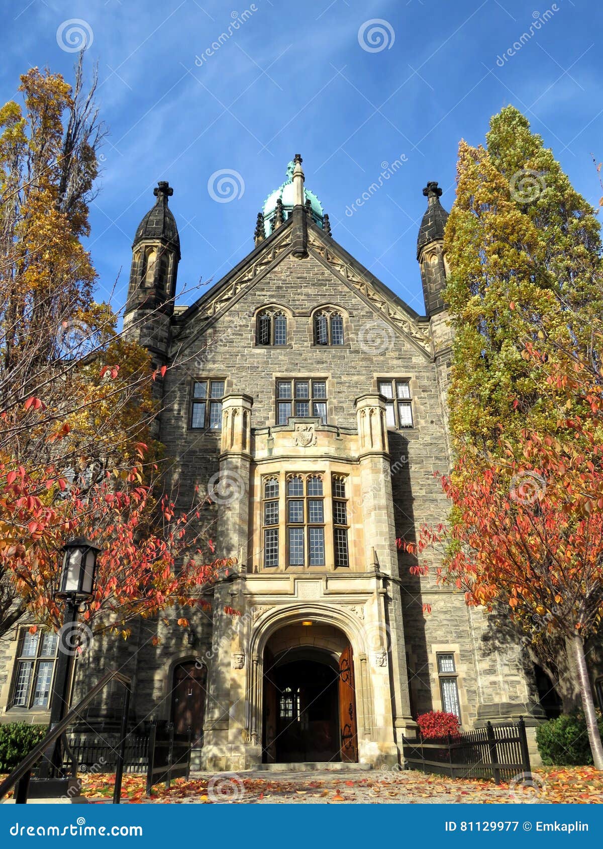Toronto University Trinity College the Main Facade 2016 Stock Image ...