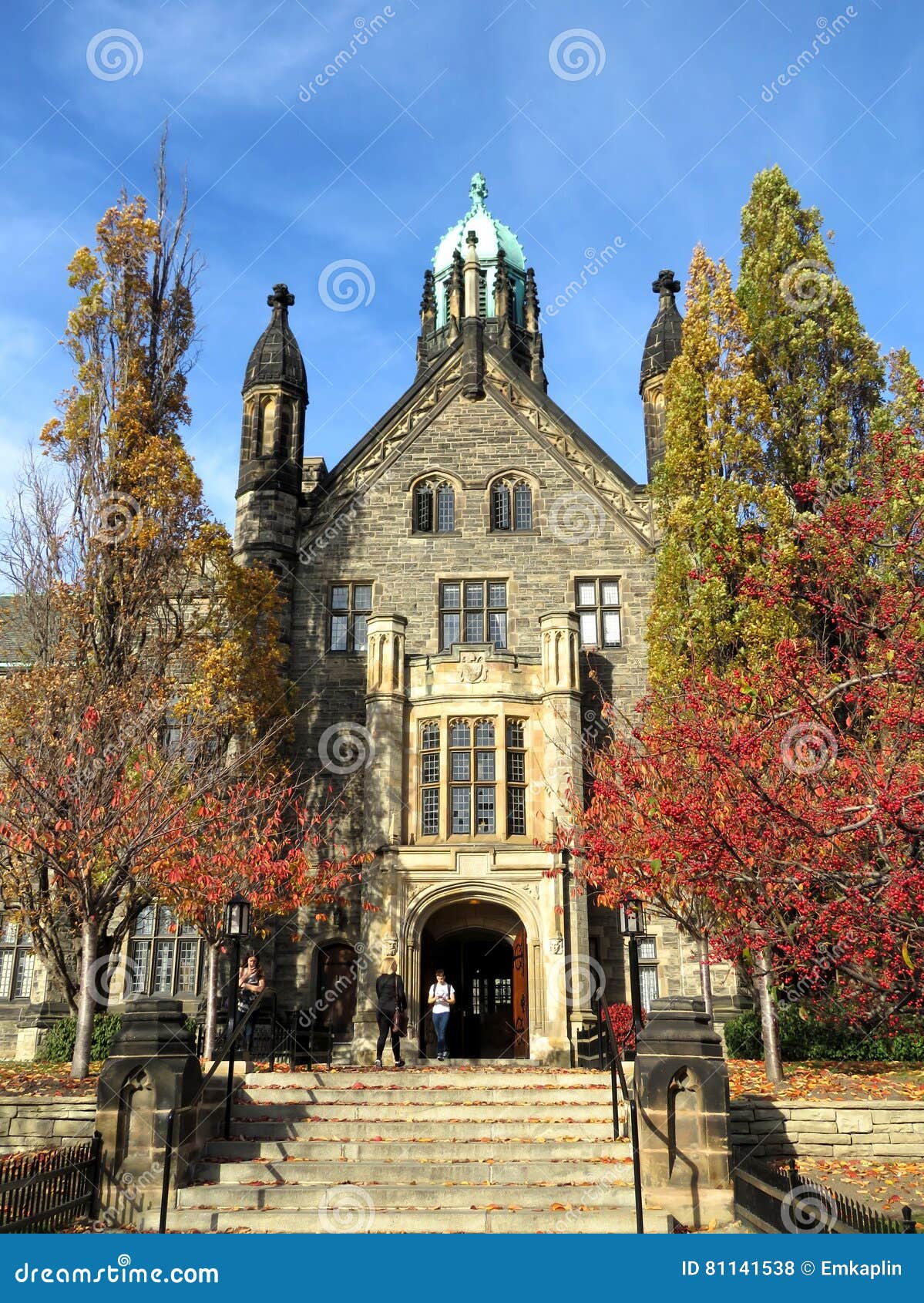Toronto University Trinity College Main Facade 2016 Editorial Stock ...