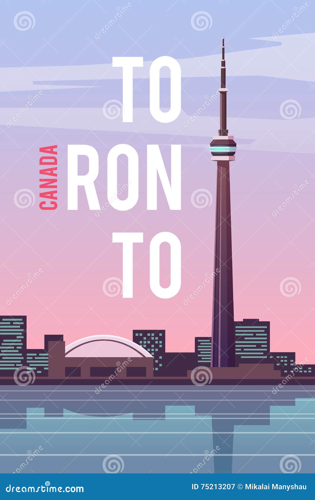 Toronto Vector Icon On White Background. Flat Vector Toronto Icon ...