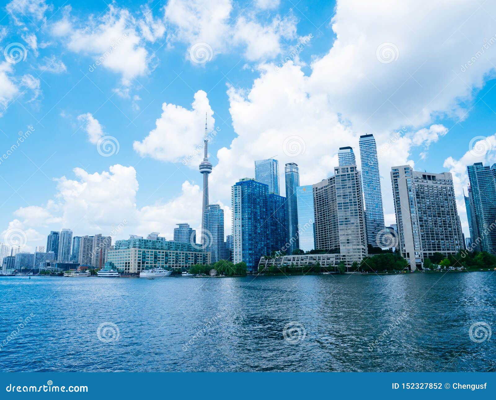 Toronto Waterfront Landscape Editorial Photography - Image of colorful ...