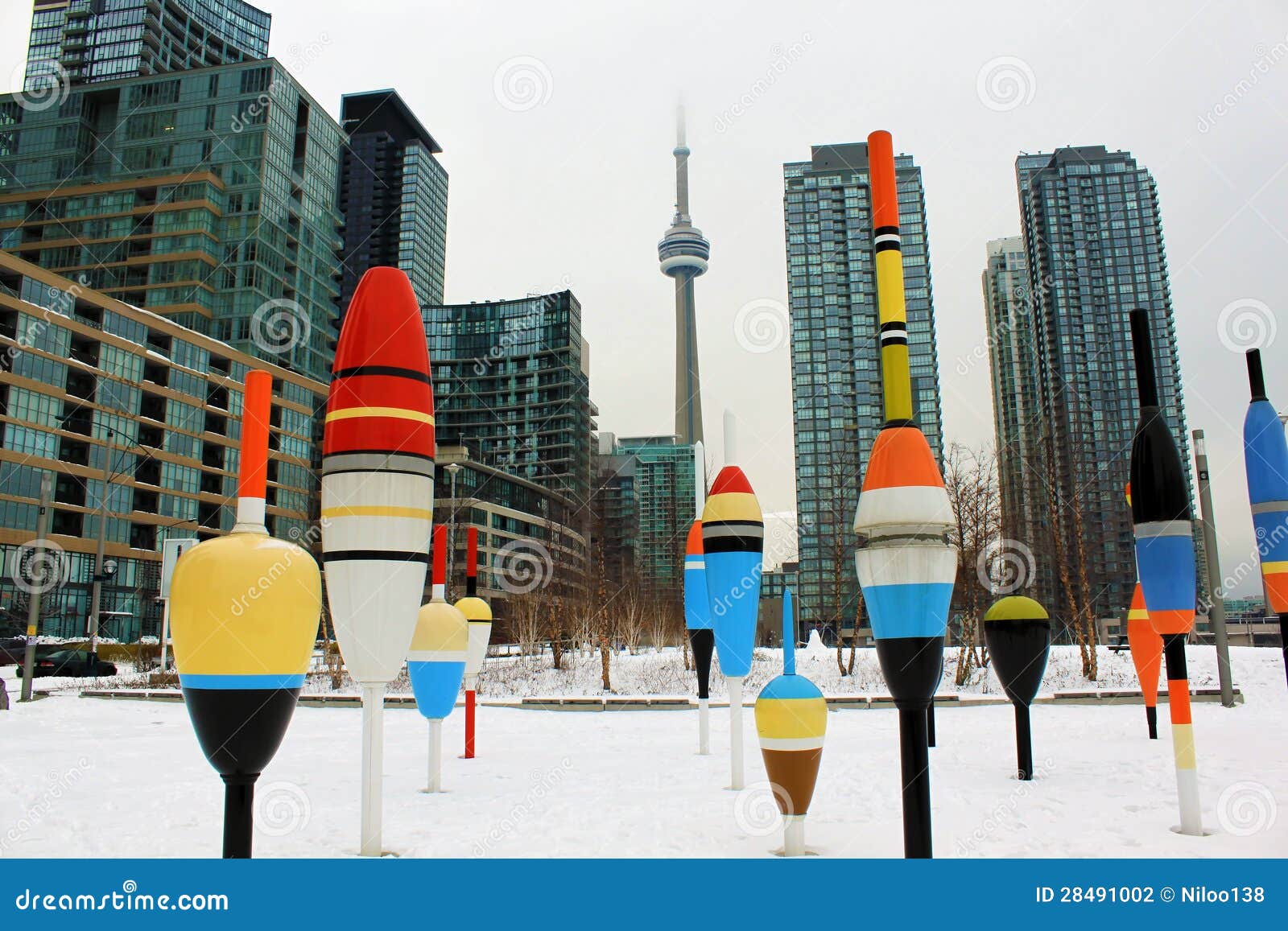 Toronto in Winter editorial photography. Image of apartment - 28491002